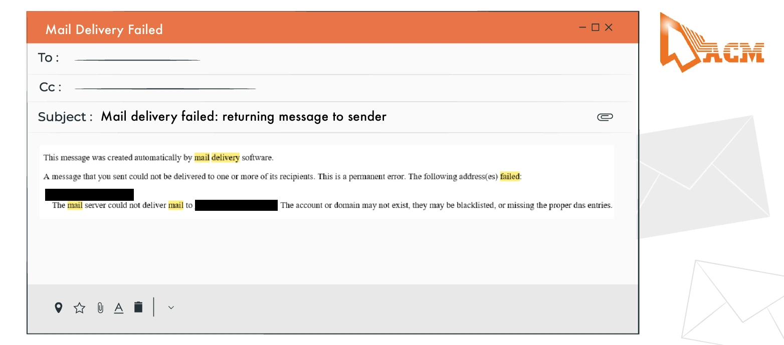 Blog - Frequent email bounce back error and how you read them | ACM